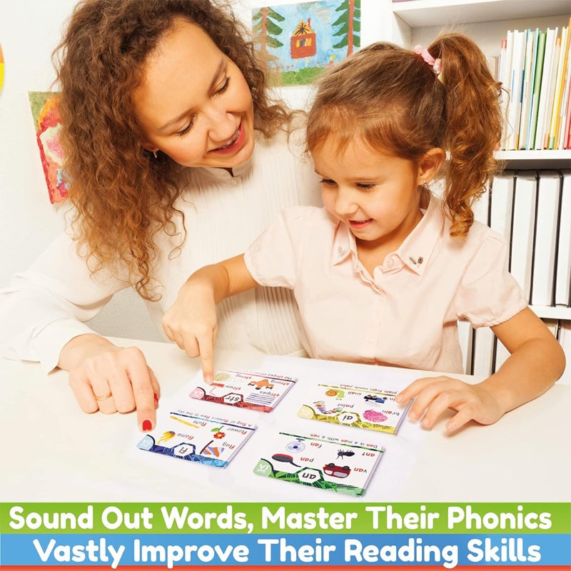 Phonics Flash Cards - Learn to Read in 20 Stages - Digraphs CVC Blends ...